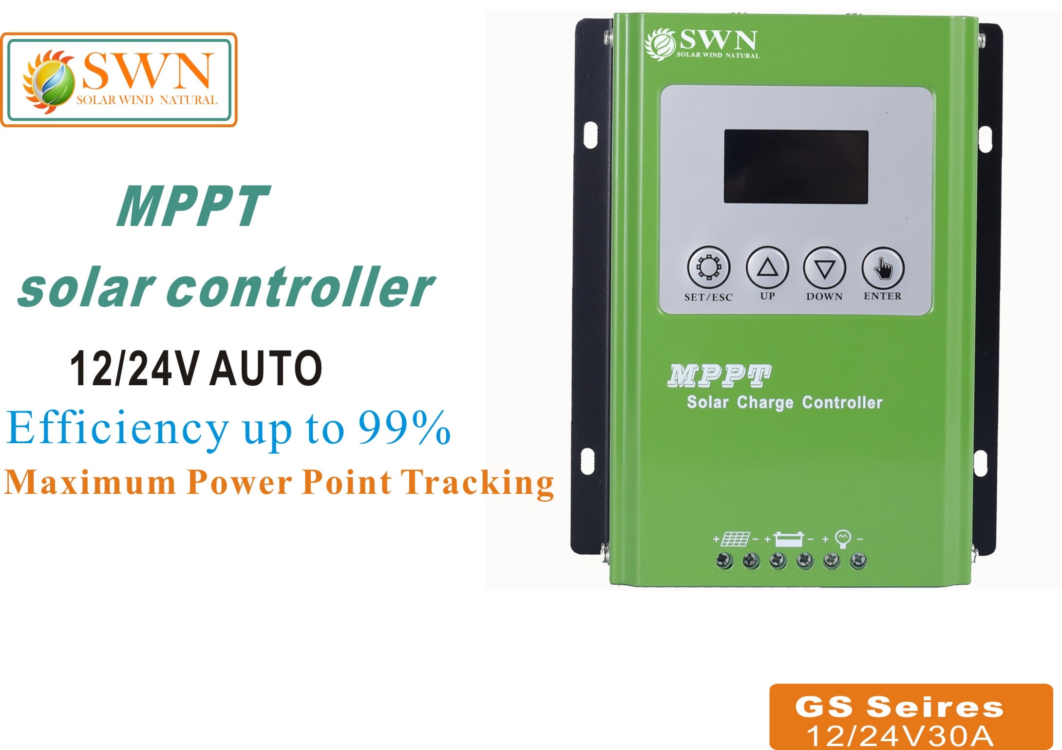 Automatic MPPT solar charger controller