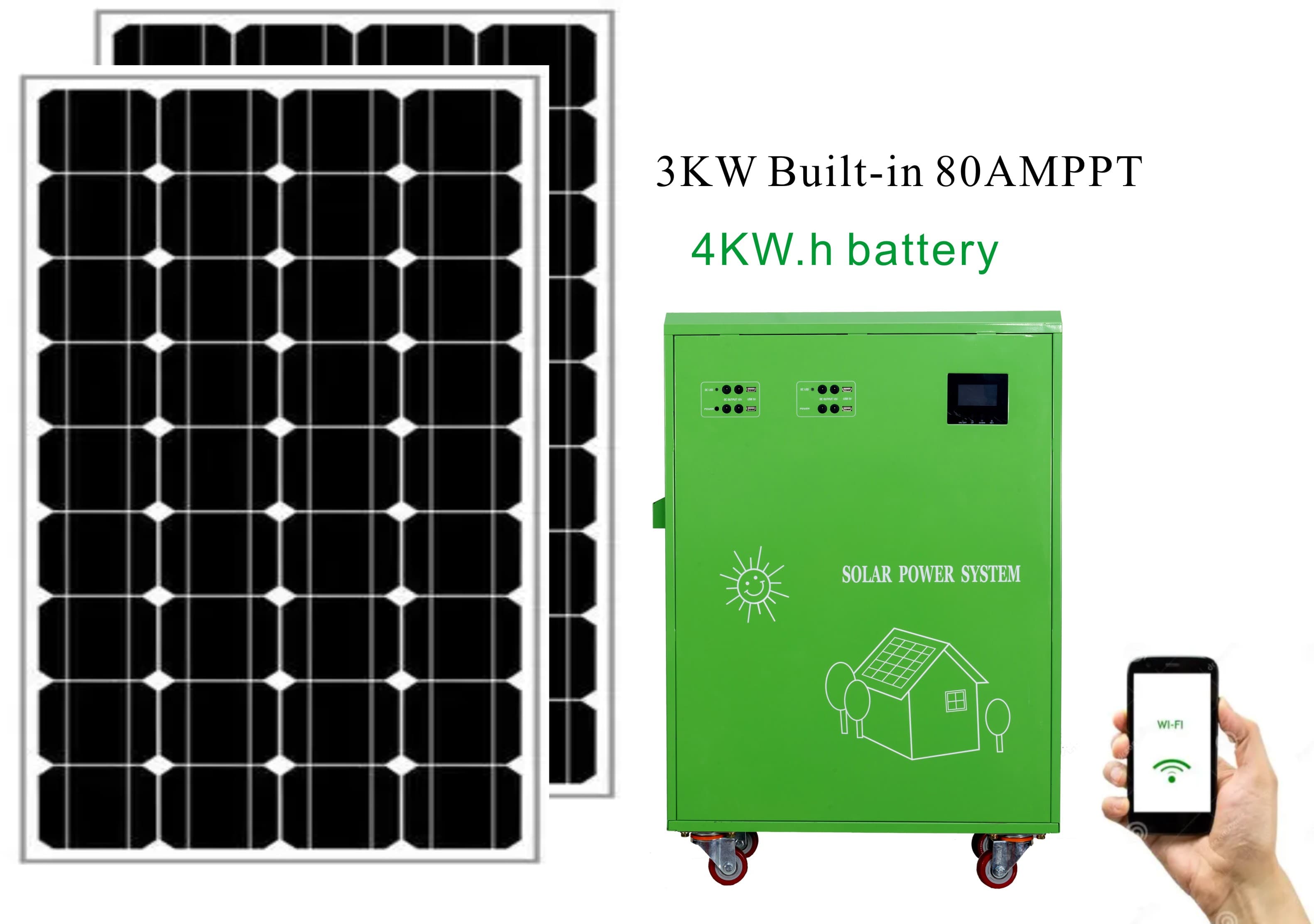 12VDC 700W 1000W 24VDC 2000W 3000W 4000W lithium battery solar generator